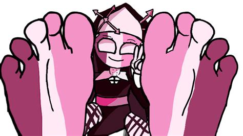 Fnf Sarvente Shows Her Feet By Aleymilkx5566back On Deviantart