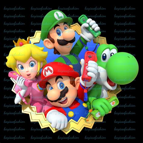 Super Mario Collage Png Super Mario Friends Super Mario Clipart