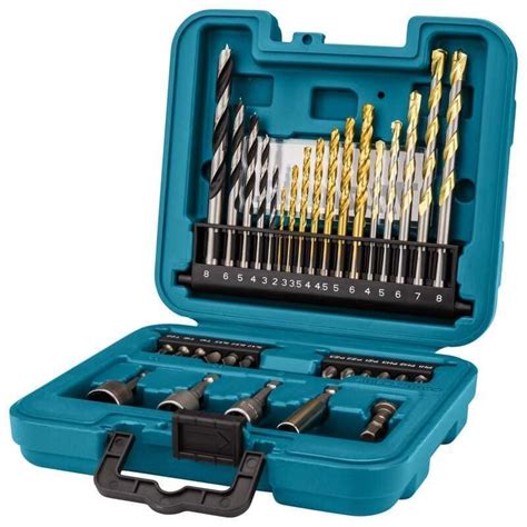 Kit Brocas E Bits 34 Peças B 68498 Makita Ecom Loja
