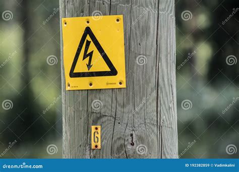 Electricity Warning Sign Royalty Free Stock Photo CartoonDealer Com 56164113