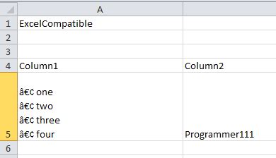Java Writing Tab Limited Excel With Utf Stack Overflow