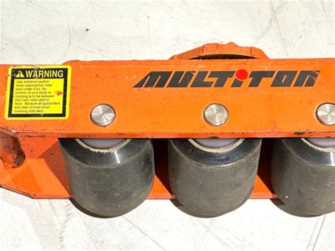 Multiton Machine Skates Kit W Rotating Head In Baroda Township Mi Usa