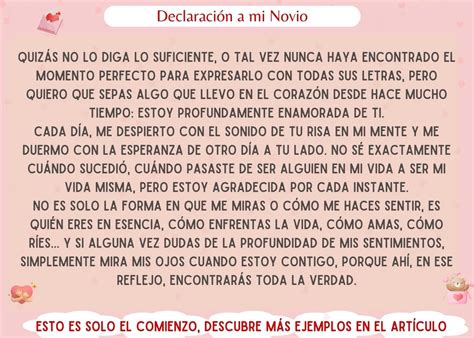 Carta Para Decirle A Mi Novio Que Lo Amo Ejemplos Para Enamorar