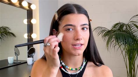 Watch Charli Damelios Quick Beauty Routine For Acne Prone Skin 10