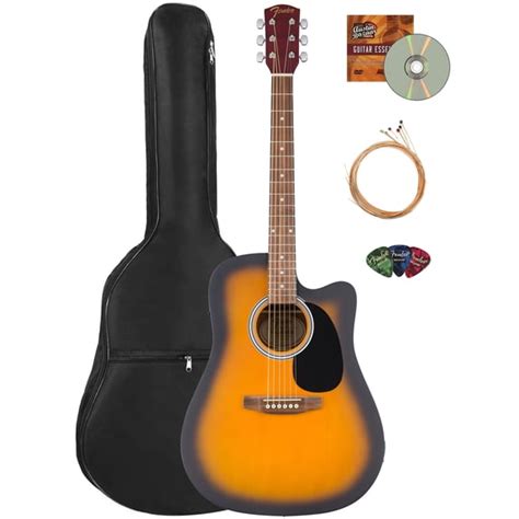 Fender Fa Series Dreadnought Acoustic Electric Guitar 2 Color Sunburst