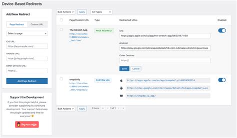 Device Based Redirect Wordpress Plugin