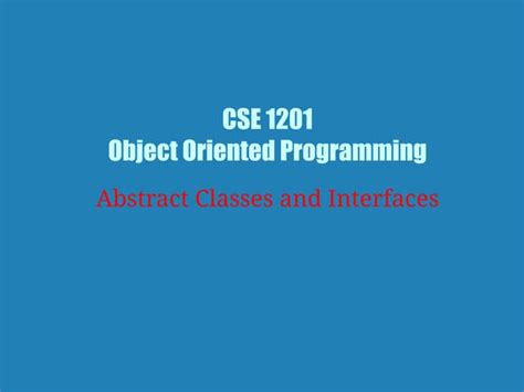 8 abstract class and interfaces pdf vk sir pdf