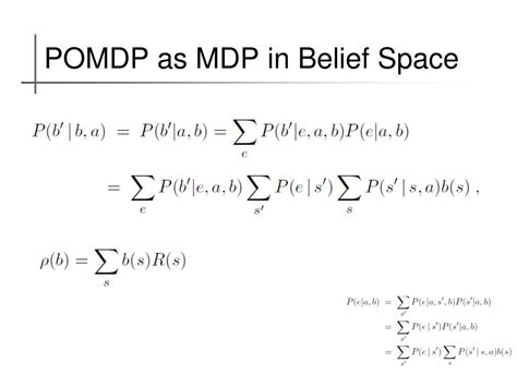 Ppt Pomdps Powerpoint Presentation Free Download Id3113963