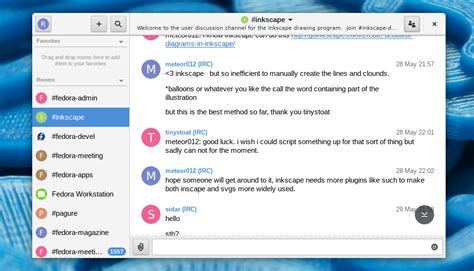 fractal a gnome matrix chat client fedora magazine