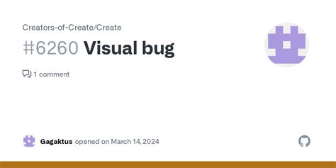 Visual Bug · Issue 6260 · Creators Of Createcreate · Github