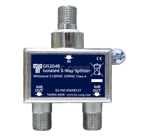 Isolated 2 Way Splitter 12ghz