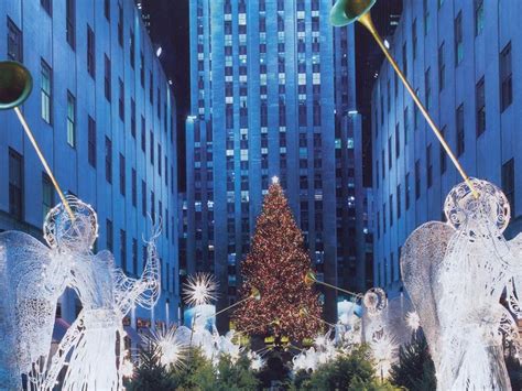 Обои на рабочий стол новогодние Основной цвет обоев Небесно синий