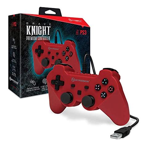 Hyperkin Brave Knight Premium Controller For Ps3 Pc Mac Red