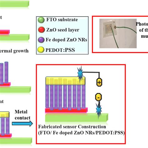 Pictorial Representation Of The Multifunctional Sensor Fabrication