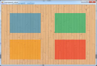 VB Net Make Transparent Color C JAVA PHP Programming Source Code