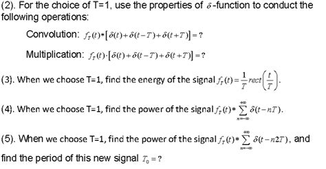 Solved For The Choice Of T Use The Properties Of Chegg