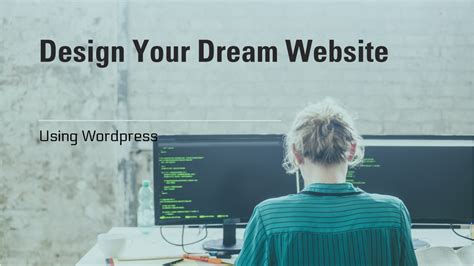how to design a website using wordpress