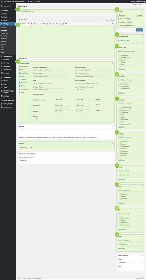 Add A New Listing Backend Favethemes