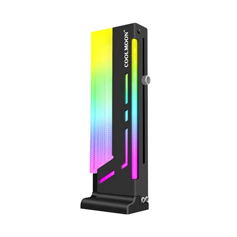 Electronikz Coolmoon LED GPU Holder V Pin ARGB LED Vertical Graphics Card Bracket Review