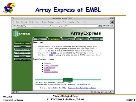 PPT EECS 800 Research Seminar Mining Biological Data PowerPoint Presentation ID 3472108