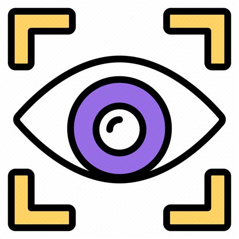 Iris Recognition Eye Tracking Focus Eye Eye Recognition Eye Scan Icon Download On Iconfinder