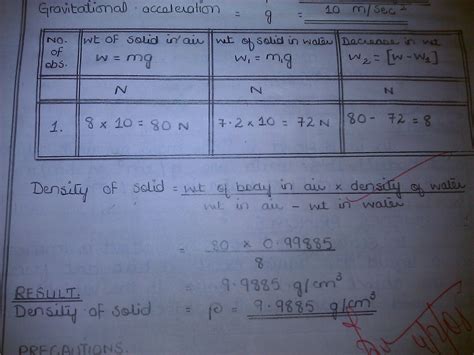Isolated System Physics Practical Readings Class Grade 9
