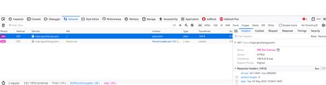 caddy with reverse proxy to react website displays a blank page help