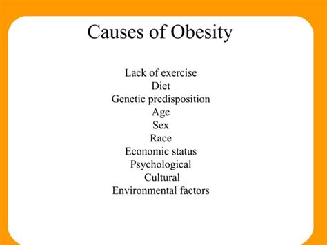 Obesity Management Ppt