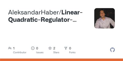 github aleksandarhaber linear quadratic regulator with nonzero set