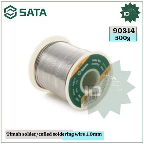Jual Timah Solder 90314 Coiled Soldering Wire 10 Mm 500g Sata Tools