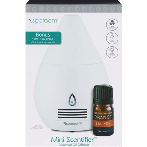 Sparoom Mini Scentifier Fan Diffuser W Bonus Oil Pick Up In Store