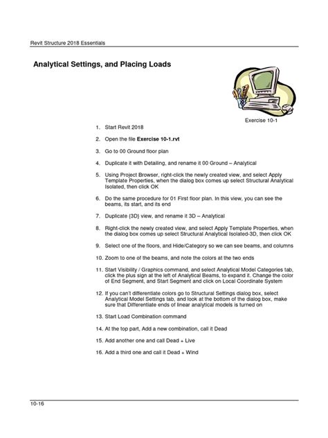 Exercise 10 1 Pdf Structural Analysis Structural Engineering