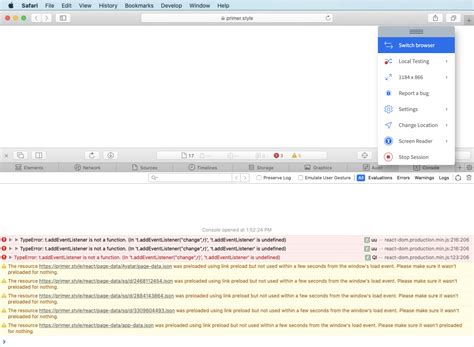 Blank Page On Safari 13 When Using `usetheme` · Issue 1366 · Primerreact · Github