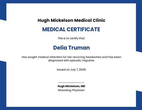 Free Dental Medical Certificate Sample Word Doc Psd Indesign