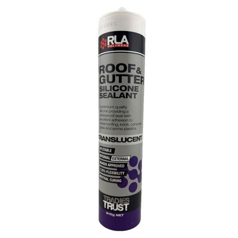 Roof And Gutter Silicone Sealant Translucent Echuca Valves Pty Ltd