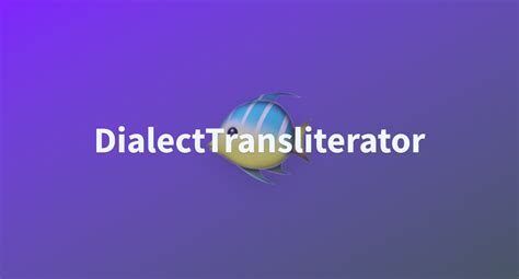 Dialecttransliterator A Hugging Face Space By Guymorlan