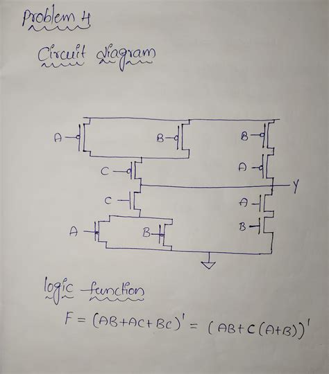Solved Problem 4 Draw The Circuit Diagram That Represent The Stick Course Hero