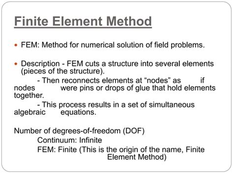 Finite Element Method Pptx