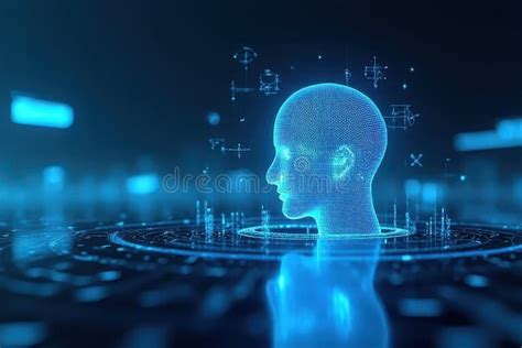 Enhanced Artificial Intelligence In Market Predictions For Business Usage Stock Illustration