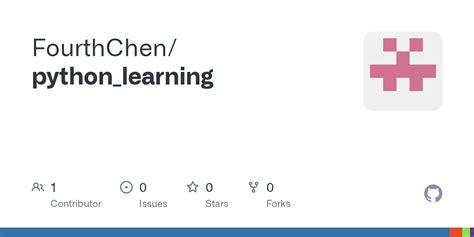 Github Fourthchenpythonlearning