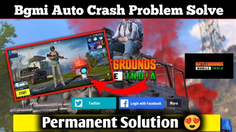 Bgmi Auto Exit Problem Solve Auto Back Problem Fix Bgmi How To Fix Crash Problem In Bgmi