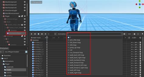 How To Import Multiple Animation Clips For Character Godot 34 Rgodot