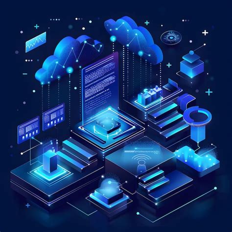 Premium Photo Dark Tech Relations Abstract Data Mapping