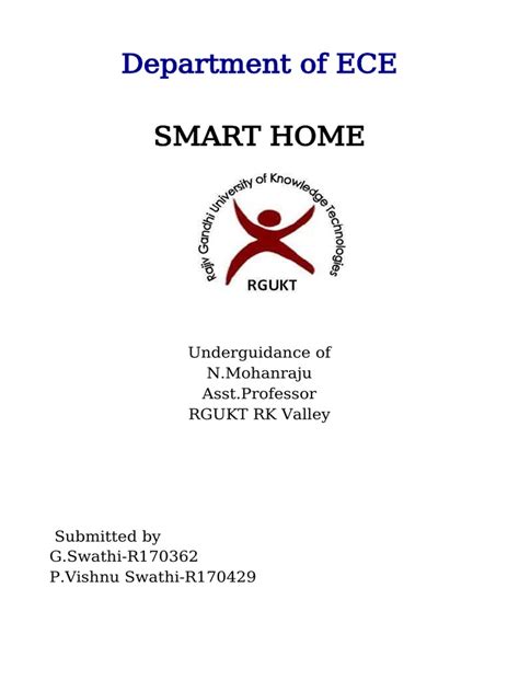 Batch 01 Documentation Pdf Arduino Home Automation