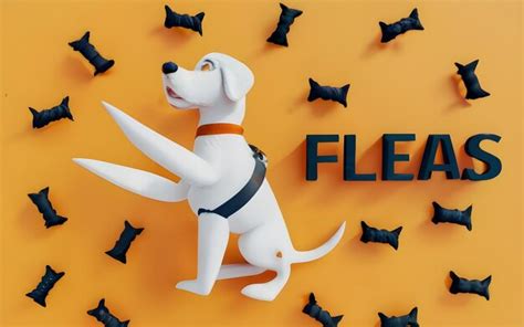 Premium Ai Image Fleas On Dogs