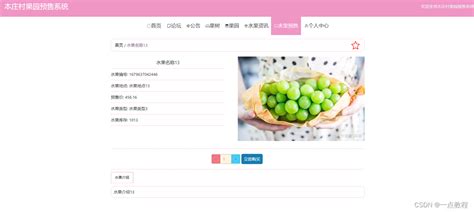 基于springboot本庄村果园预售系统的设计与实现 Csdn博客