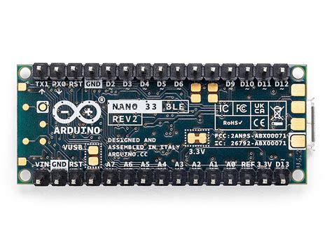 Arduino Nano 33 Ble Rev2 Met Headers Opencircuit