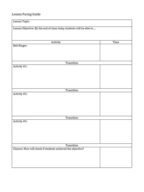 lesson pacing guide pdf