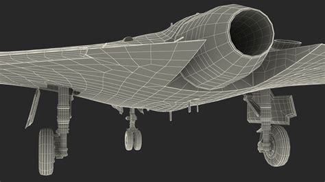 Autonomous Strike Combat Drone Hunter 3d Model 99 3ds Blend C4d