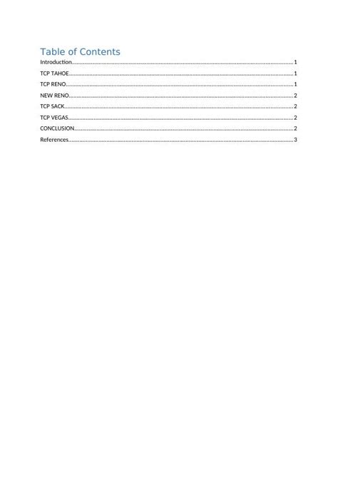 Comprehensive Analysis Of Tcp Congestion Control Algorithms
